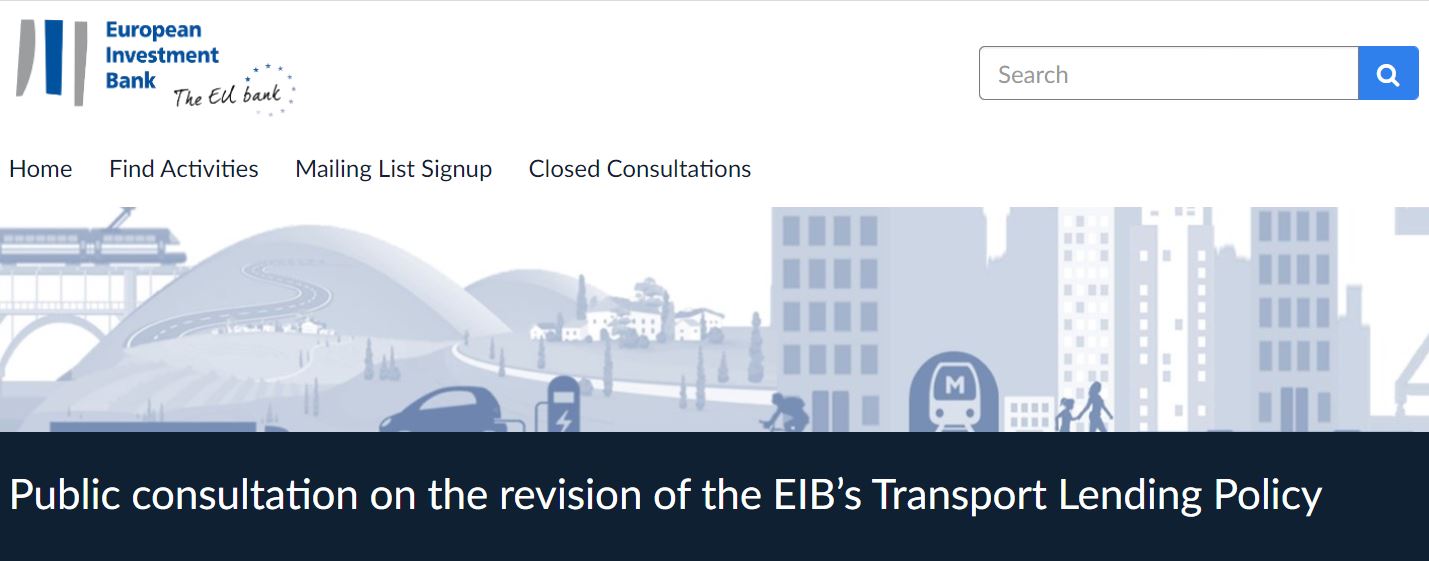 Help EIB support the transition to safe, accessible, green and ...