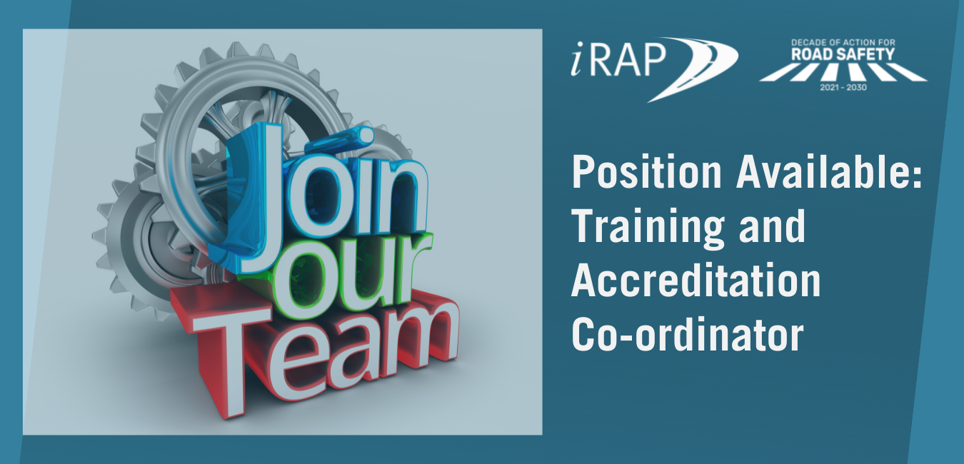 Position available: Training and Accreditation Co-ordinator - iRAP