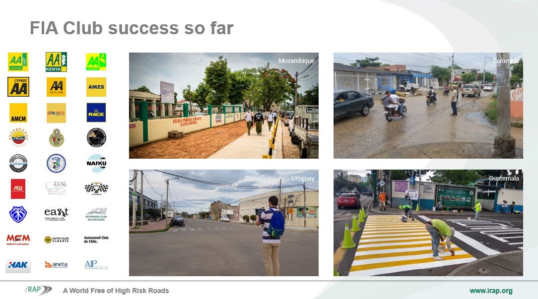 Celebrating FIA club partnerships for safer journeys worldwide - iRAP